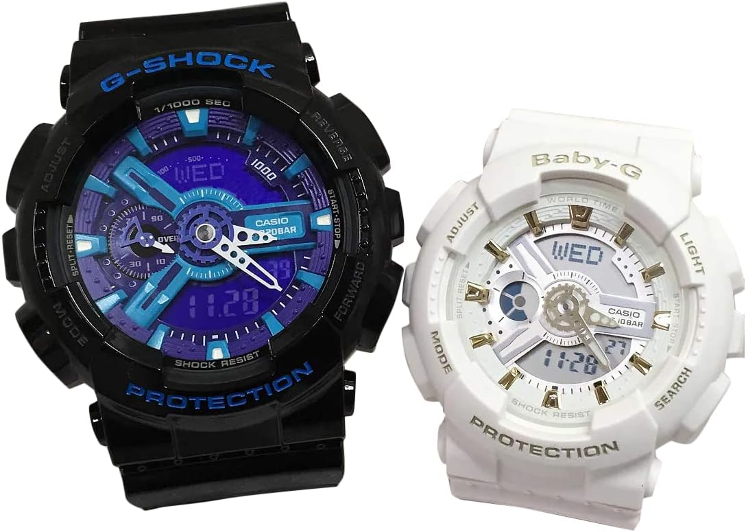 Amazon.com: Casio G-SHOCK & BABY-G Watch Pair with Genuine Case ...