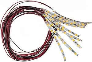 Amazon.com: Pre-Wired White LED Strip Light Pre Wired Led Lamp Light ...