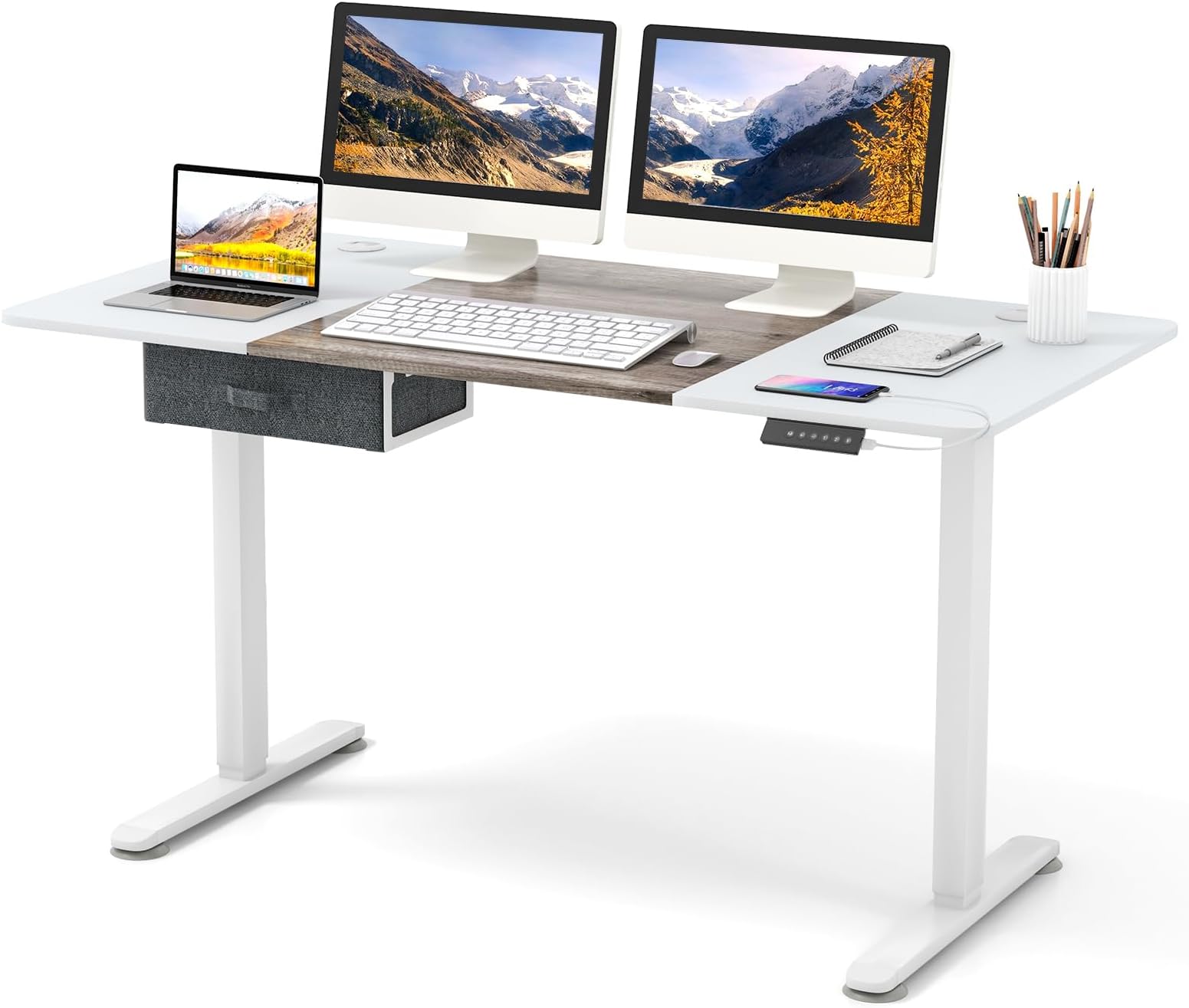 Amazon.com : Union & Scale Essentials Deluxe Electric Sit-Stand 2 ...