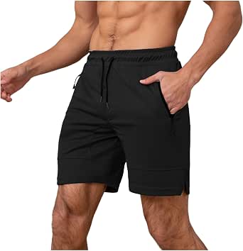 SUWBMHWE Mens Gym Workout Shorts Athletic Training Shorts Fitted ...