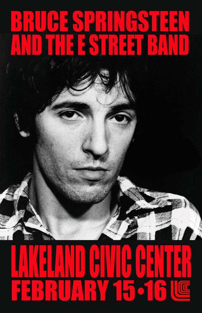 Amazon.com: BRUCE SPRINGSTEEN REPLICA 1981 CONCERT POSTER: Posters & Prints