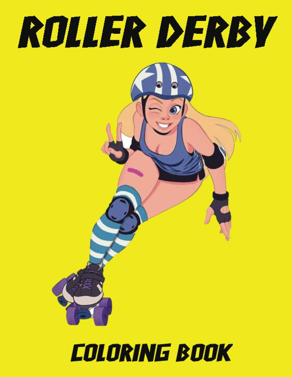 Buy Roller Derby coloring book: Roller Derby Coloring Pages For kids ...