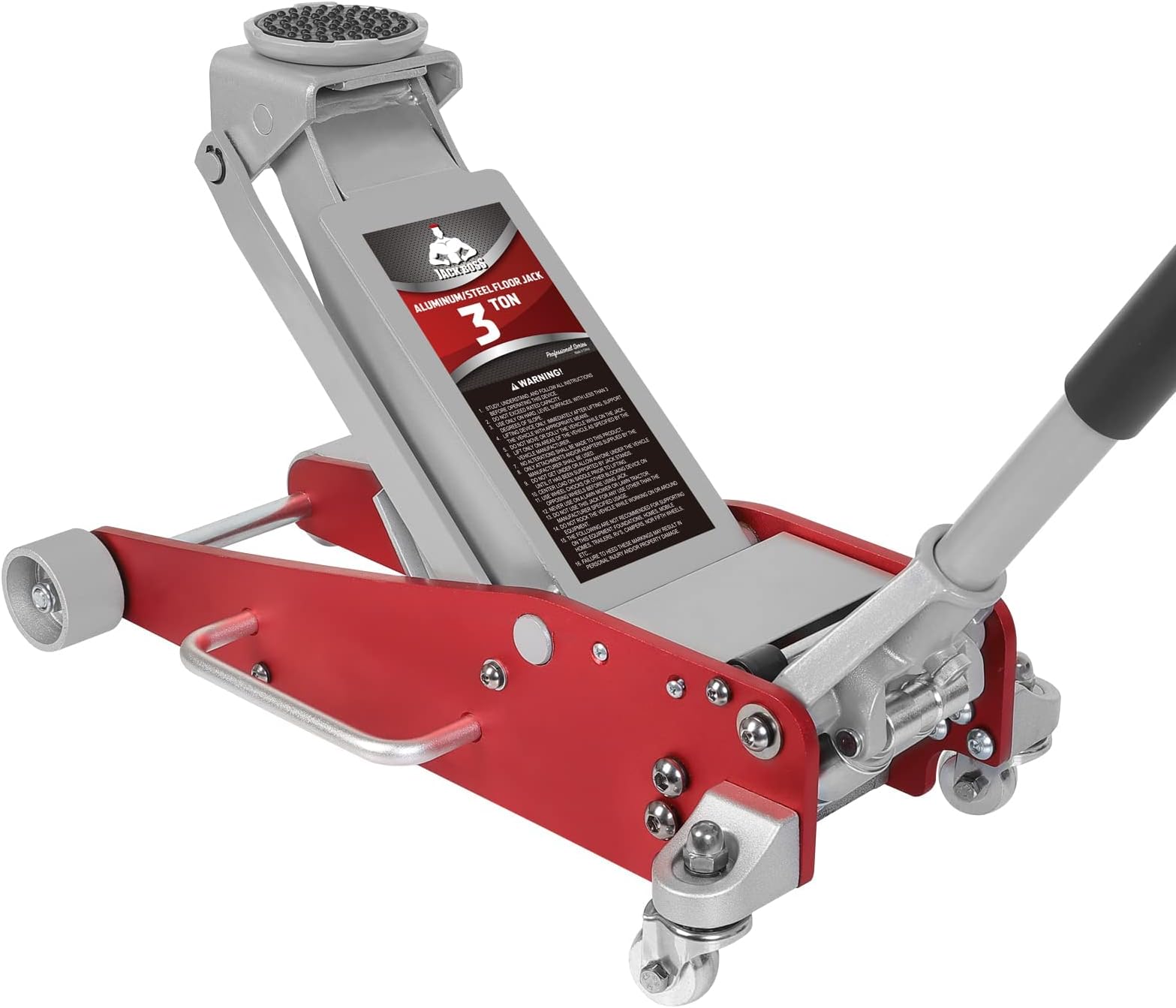 Amazon.com: Powerzone 380044 3 Ton Aluminum and Steel Garage Jack ...