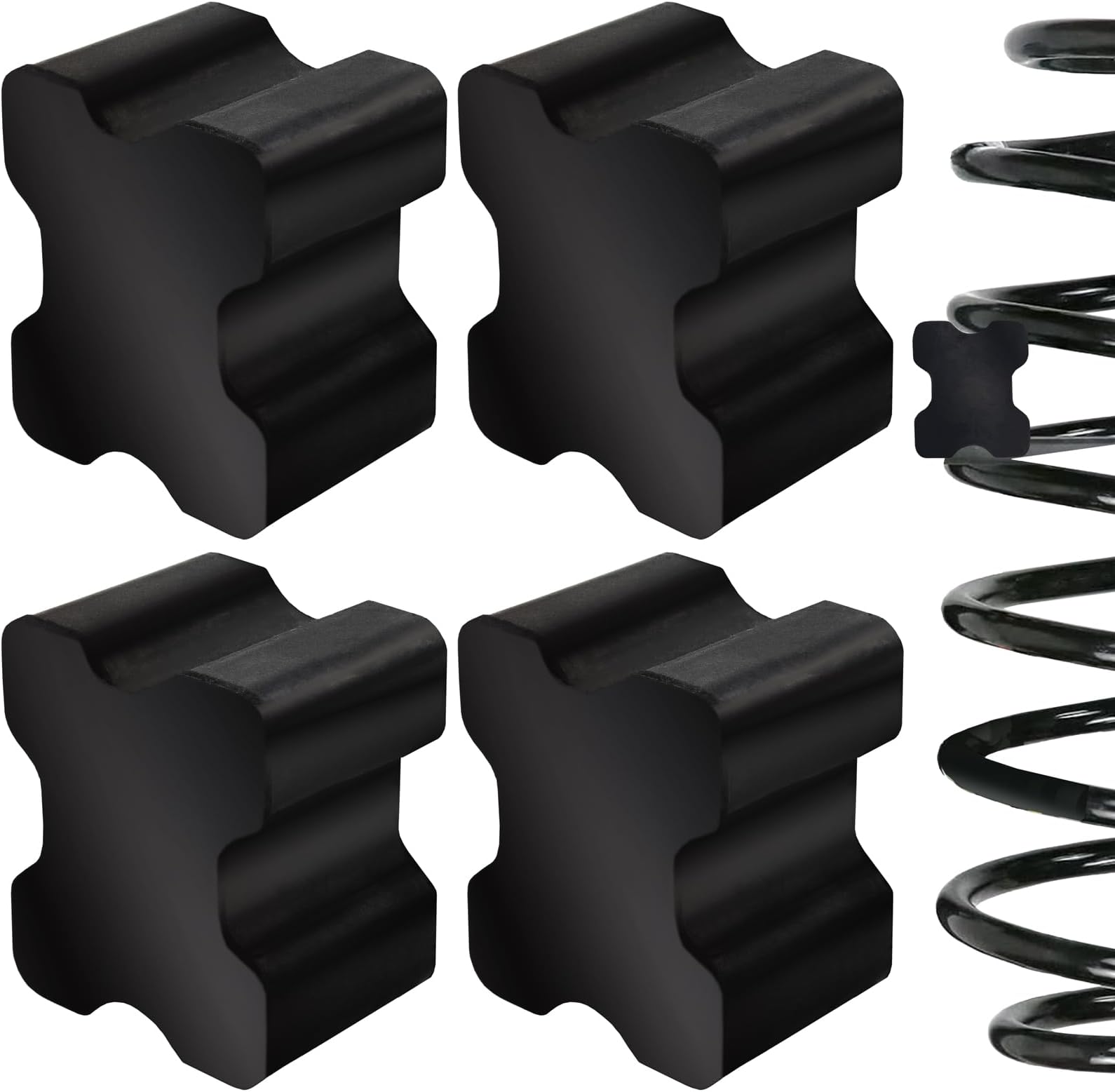 Amazon.com: 4 Pcs Coil Spring Spacer Kit Rubber Coil Spring Spacer ...
