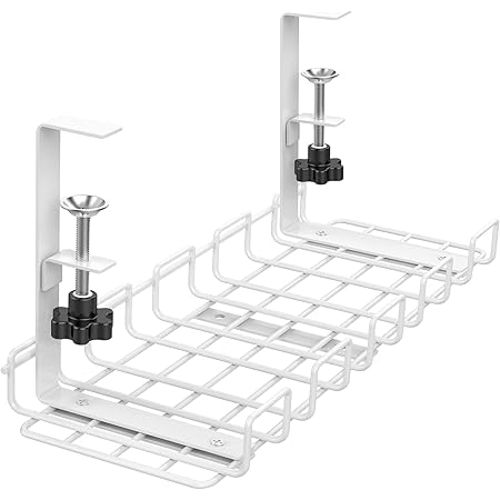 Amazon.com: FLEXISPOT Under Desk Cable Management Tray, Metal Raceway ...
