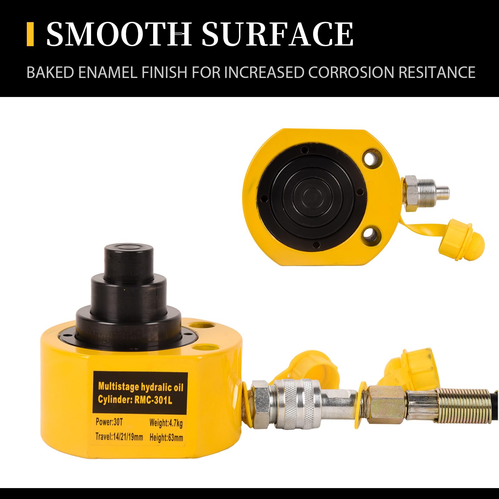 Snapklik.com : 30T Multi Section Stroke Hydraulic Ram Cylinder Jack 2. ...