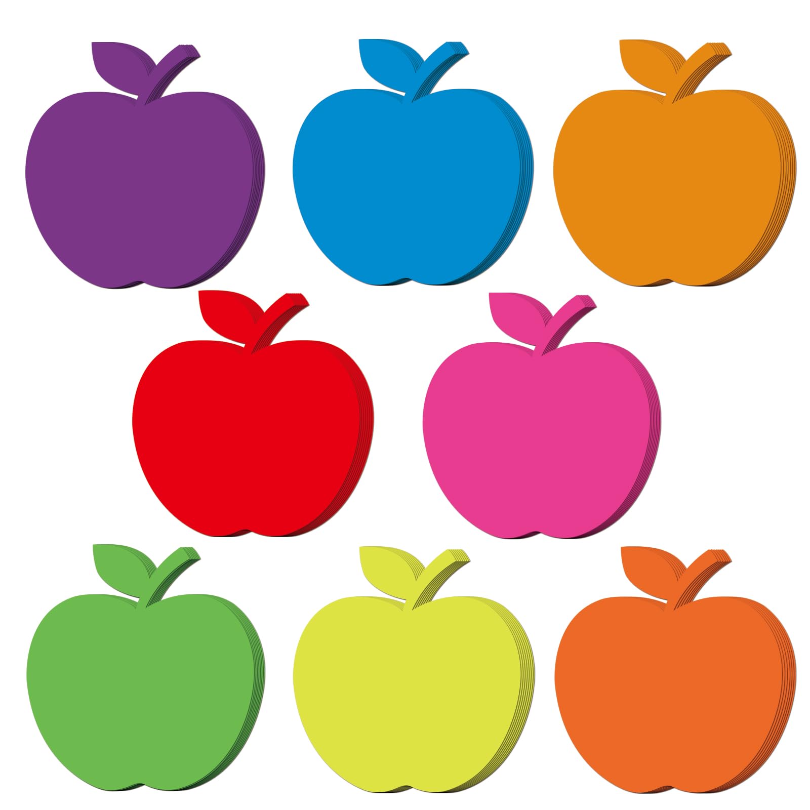 Amazon.com: 120Pcs 4in Assorted Color Cutouts Paper Classroom Bulletin ...