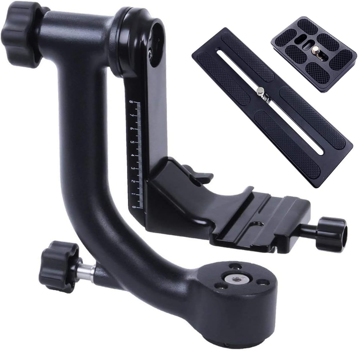 Amazon.com : Andoer Heavy Duty Gimbal Head Gimbal Tripod Head with Arca ...