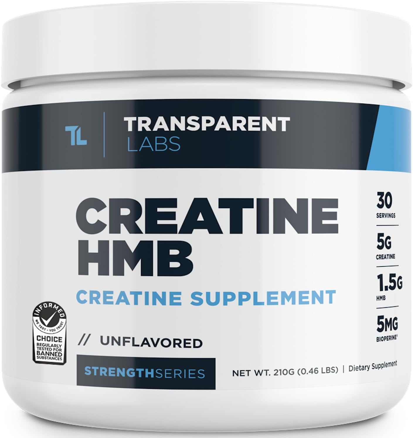 Amazon.com: Transparent Labs Creatine HMB - Creatine Monohydrate Powder ...