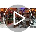 Amazon.com: MOMENTS IN TIME Animated Christmas Village with Santa ...