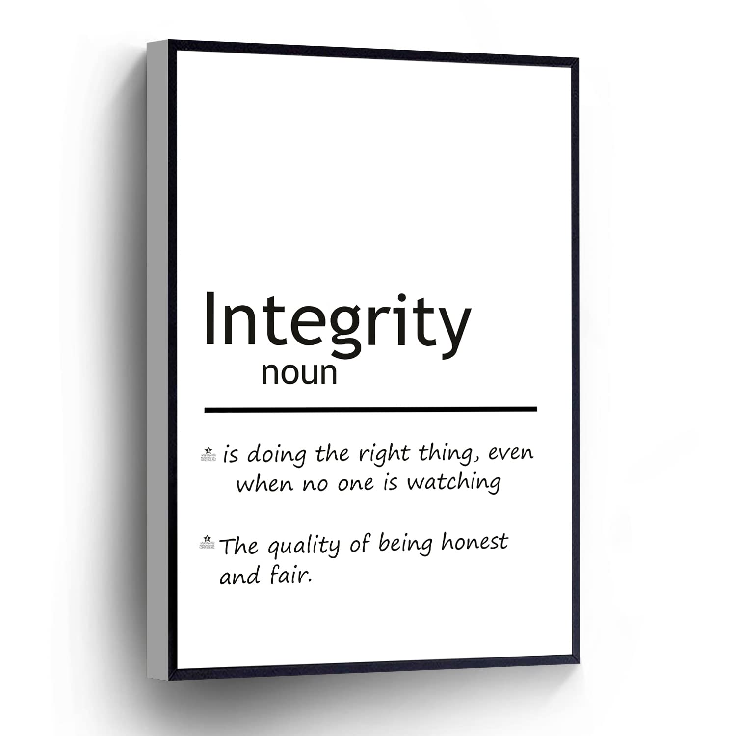 Integrity Poster Quote