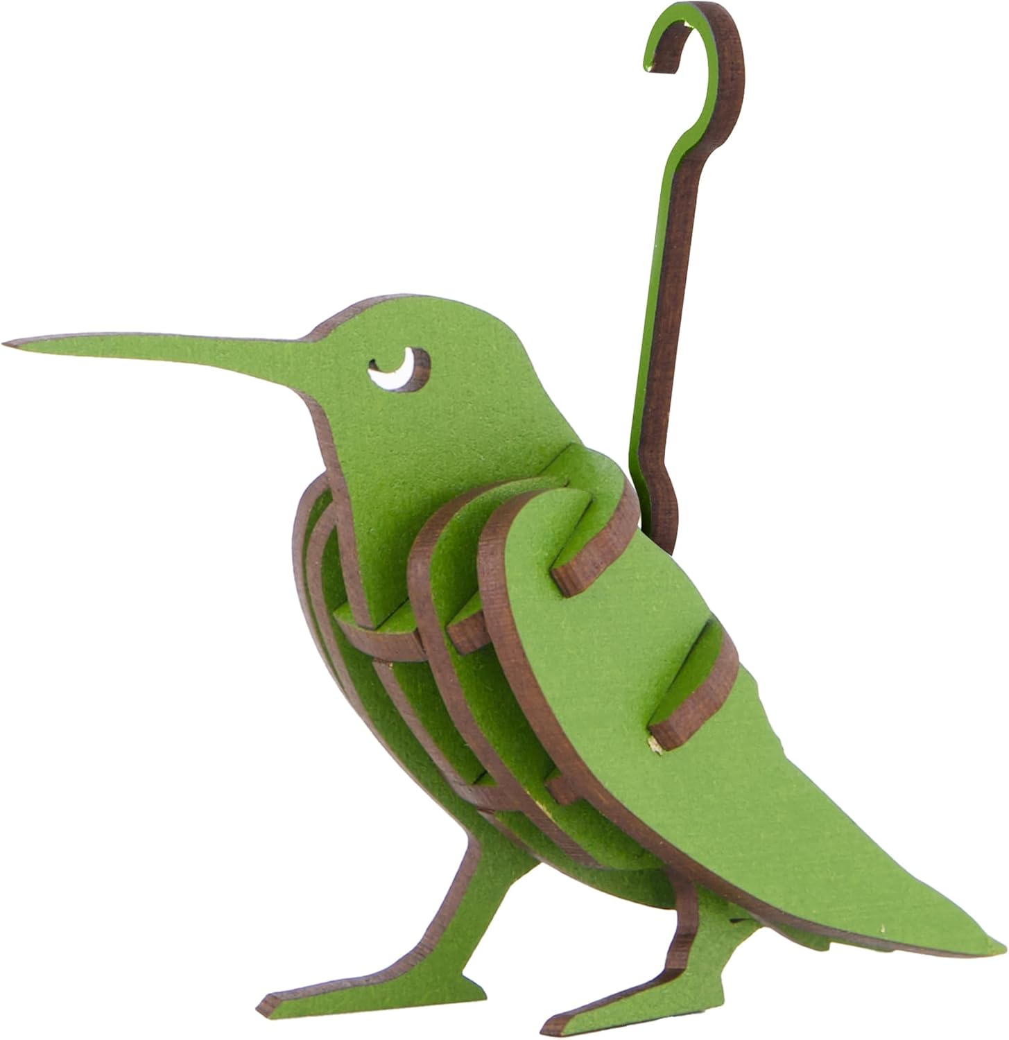Amazon.com: Little & Wood: Woodlet: Small - Hummingbird - Green, 3D ...