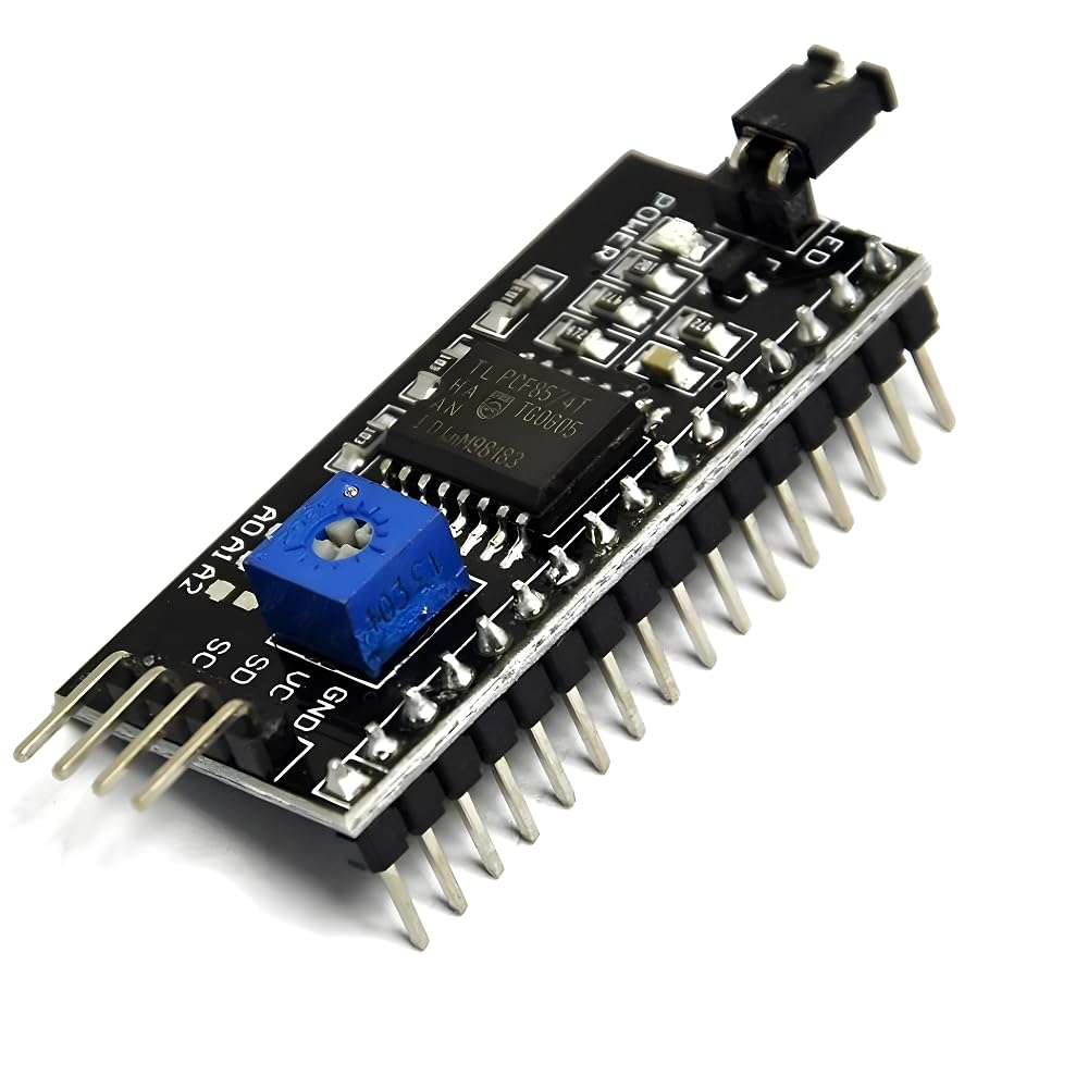 R&D IIC/I2C Serial Interface Adapter Module For 16x2 (1602) Character ...