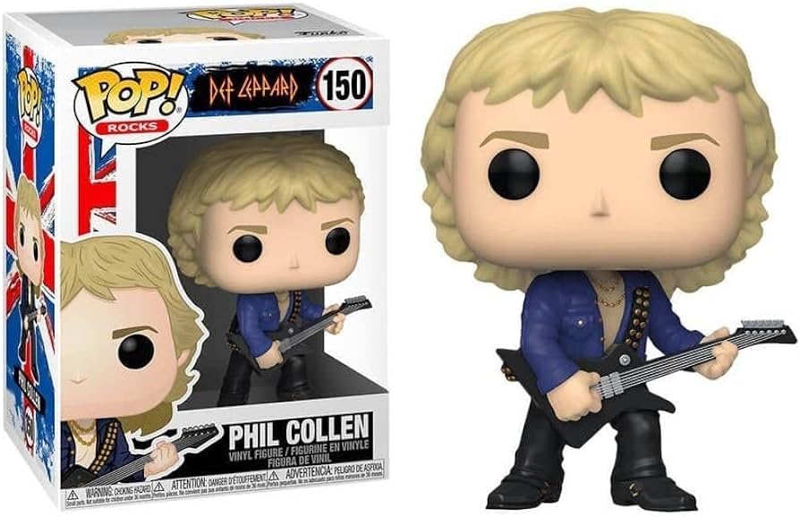 Amazon.com: Funko Def Leppard + Protector: Pop! Rocks Vinyl Figure ...