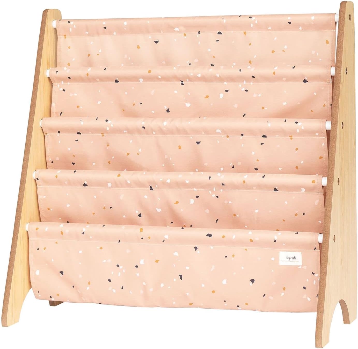 3 Sprouts Recycled Fabric Kids Book Rack Storage Bookshelf Organizer in ...