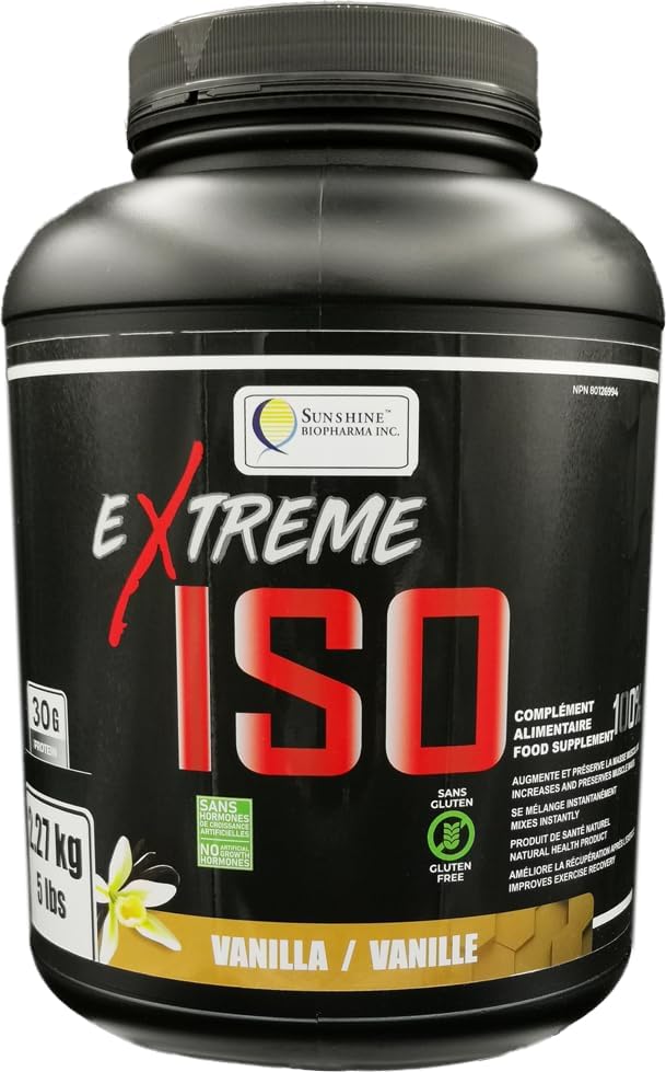 Amazon.com: Sunshine Biopharma Extreme ISO, 100% whey Protein Isolate ...