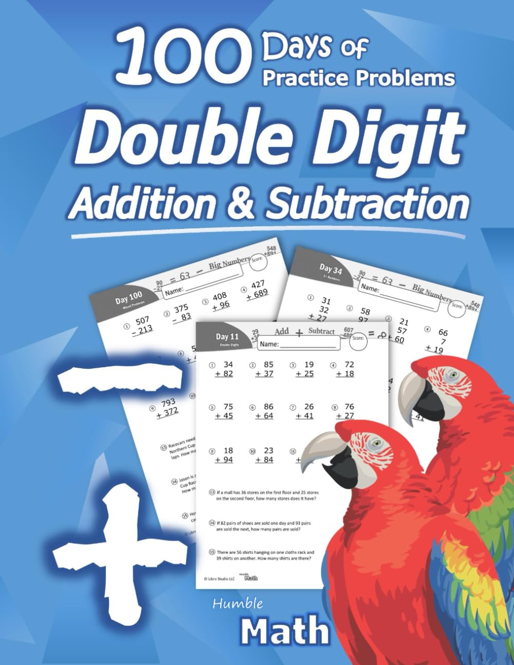 Humble Math - Double Digit Addition & Subtraction: 100 Days of Practice ...