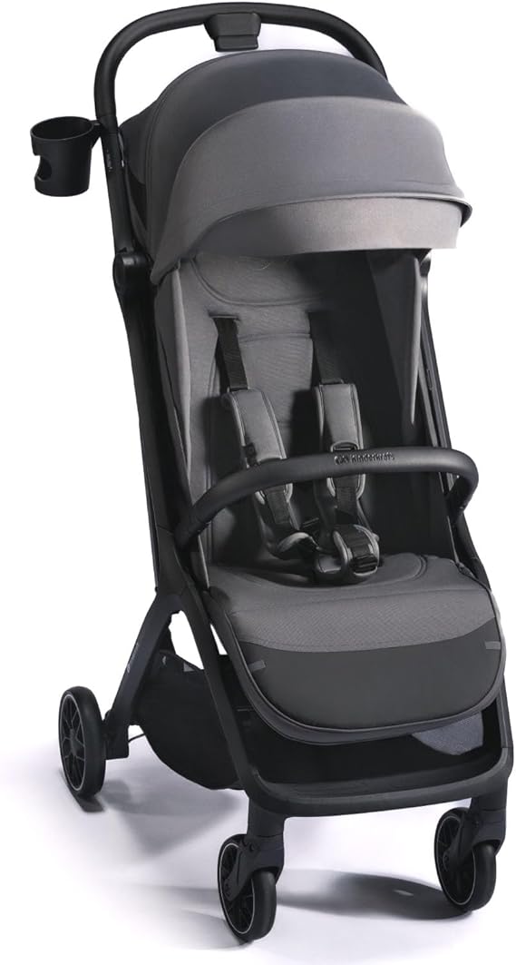 Kinderkraft NUBI 2 Lightweight Pushchair, Reclining Buggy, Lie-Flat ...