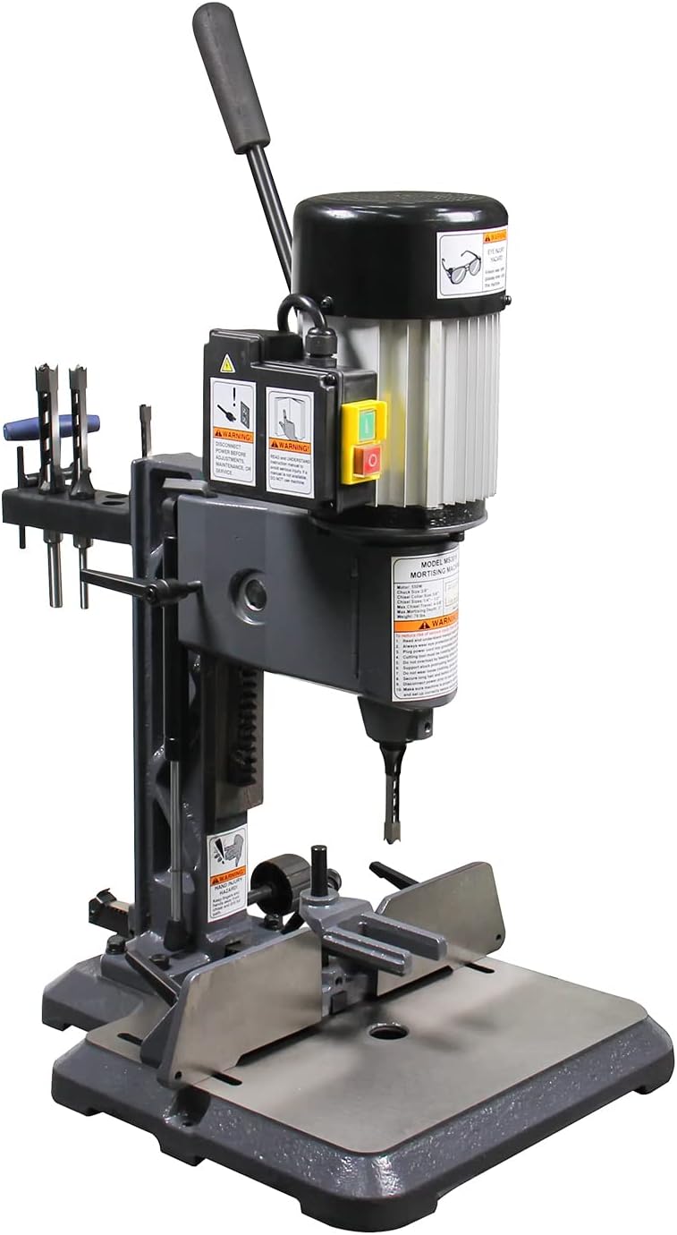 KAKA INDUSTRIAL MS-3816 Woodworking Mortise Machine, 1/2 HP 1725RPM ...