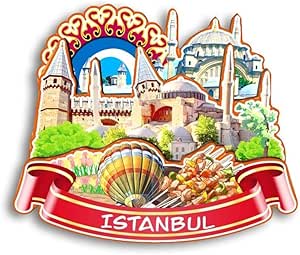 Amazon.com: Quwsne Refrigerator Magnet Istanbul Turkey Fridge Magnet ...