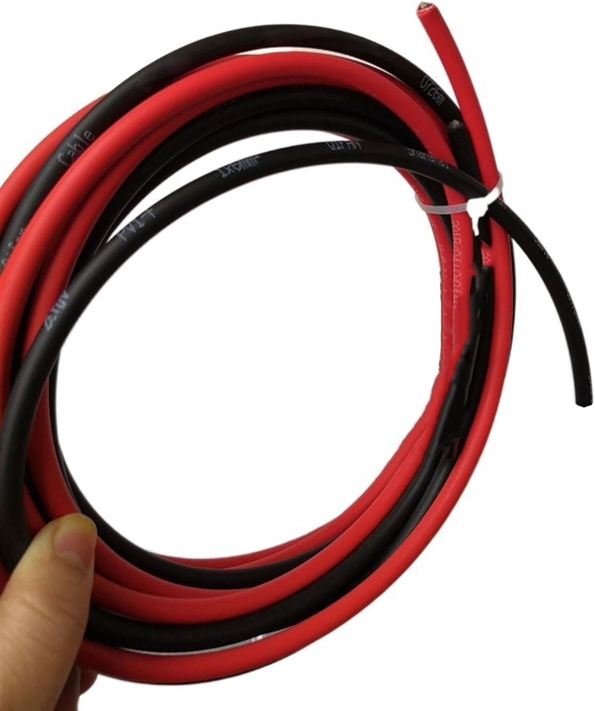 Câble résistant rouge et noir connecteur solaire fil de cuivre câble ...