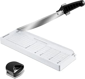 MAKEASY Paper Cutter, 12 Inch Cut Length Guillotine Paper Cutter with ...
