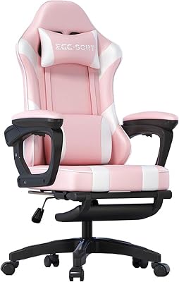 Amazon.com: Computer Gaming Chair, Ergonomic Cute Kitty Cat PC Computer ...