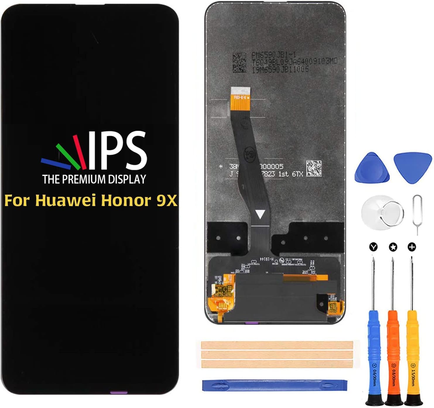 Amazon.com: A-MIND For Huawei Honor 9X 6.59 Touch Screen Digitizer LCD ...