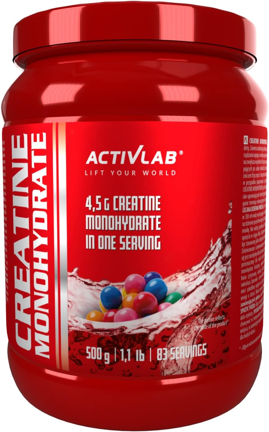 Activlab Creatine Monohydrate | 500g | 83 Portionen | Kaugummi ...