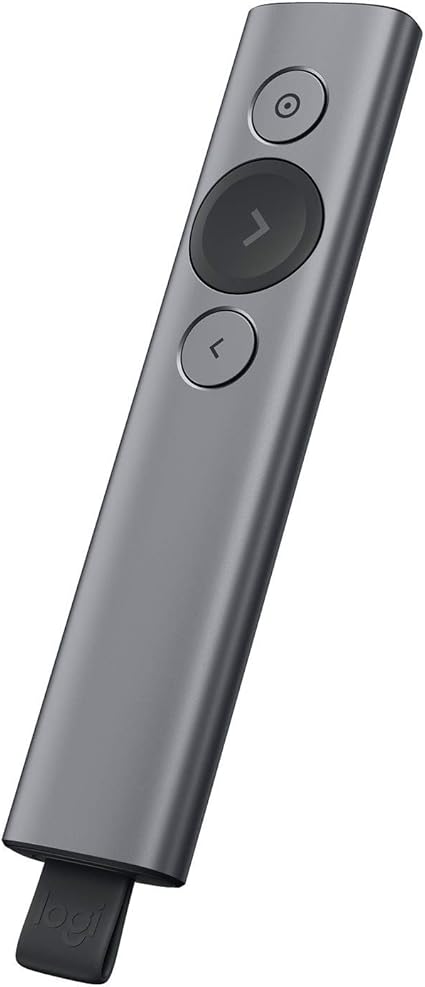 Logitech Spotlight Wireless Presentation Remote, 2.4 GHz and Bluetooth ...