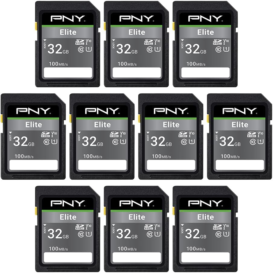 Amazon.com: PNY 32GB Elite Class 10 U1 V10 SDHC Trail Camera Flash ...