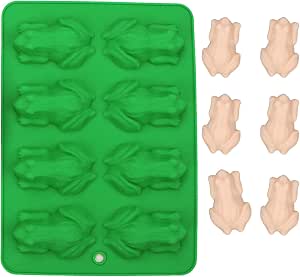 Amazon.com: Frog Chocolate Mold Set - 8-Cavity Silicone Baking Molds ...