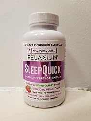Amazon.com: Relaxium Sleep Quick Maximum Strength Melts, Fast Acting Sleep Aid with 10 mg ...