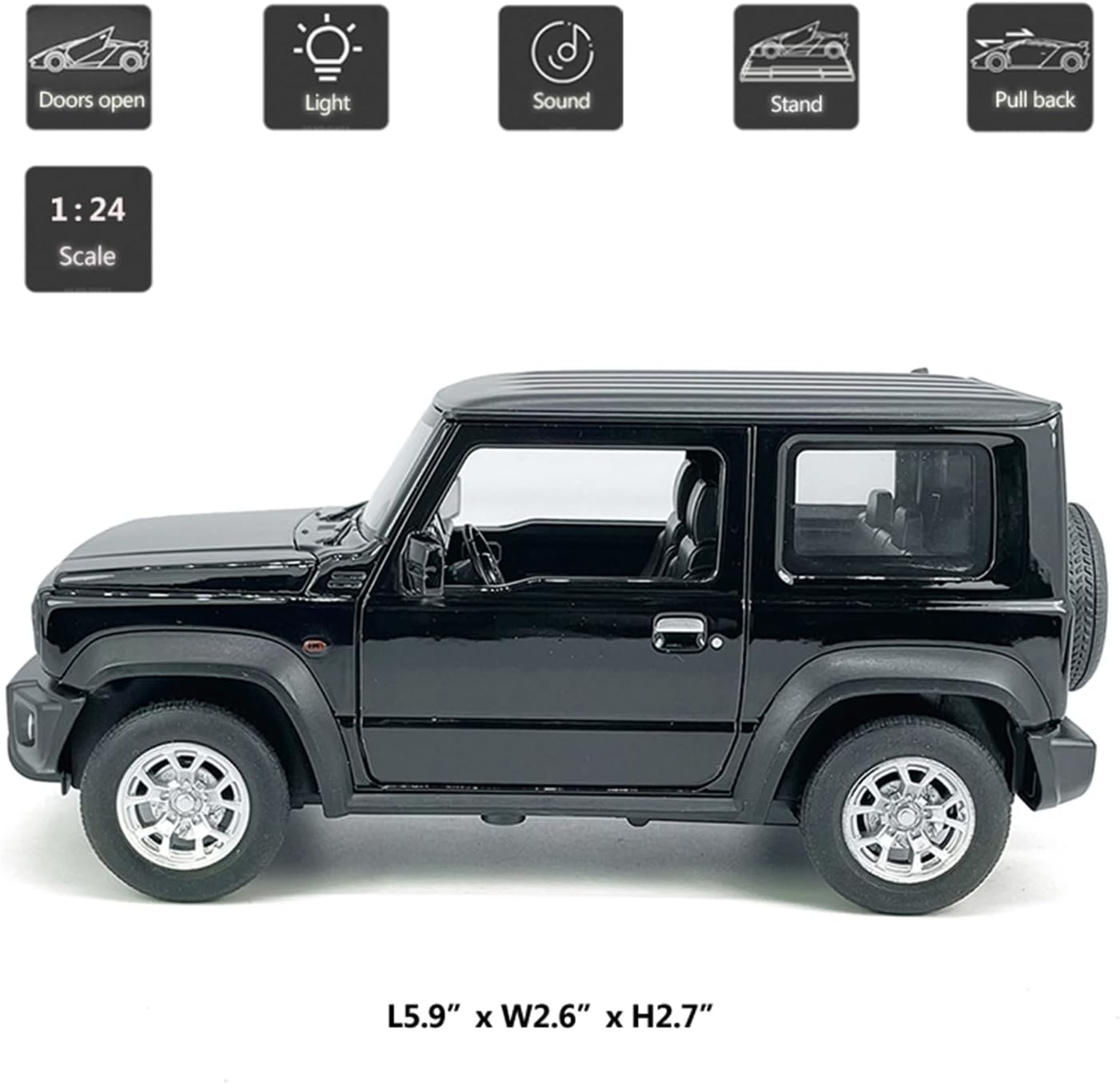 1:24 Scale 2021 Suzuki Jimny SUV Model Toy Car Metal Philippines | Ubuy