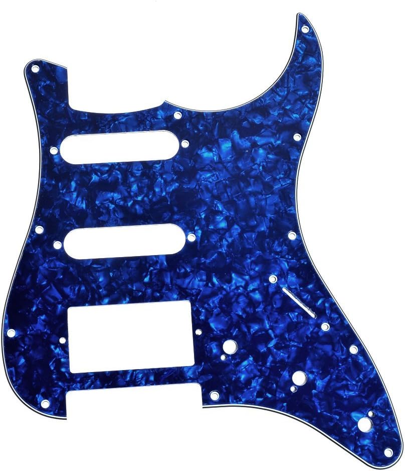 Amazon.com: Blue Pearl HSS Scratchplate Pickguard for Strat Style ...