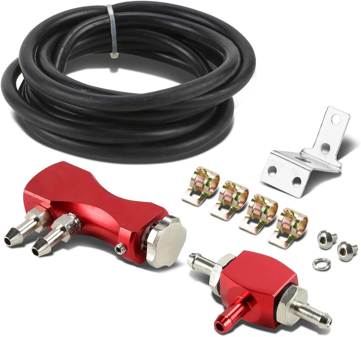 Amazon.com: DNA Motoring BCT100RD Universal Fit Adjustable Boost ...