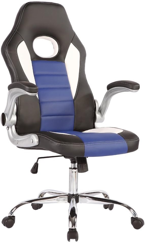 Amazon.com: Mecor High Back Executive Office Chair PU Leather Computer ...