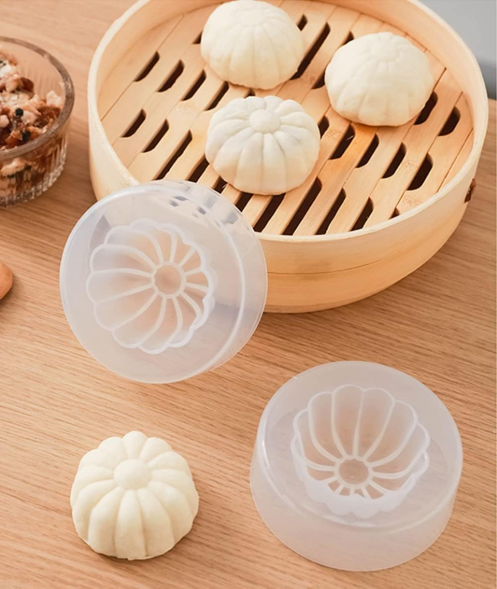 Amazon.com: RIBJSHE 3.7 Inch Baozi Maker Steamer Dumpling Maker Mold ...