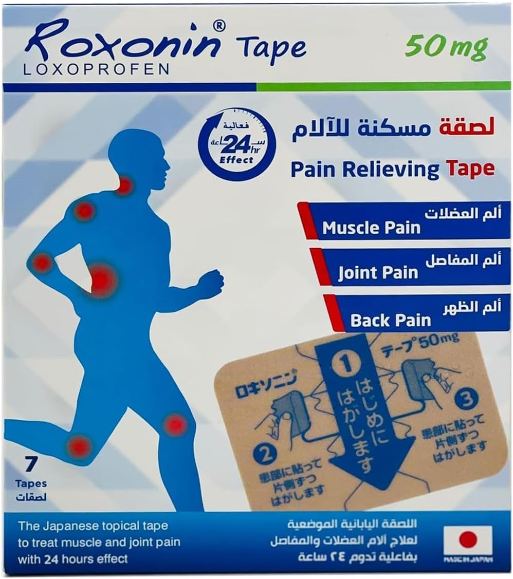 Roxonin Strong Pain relieving tape for muscle pain- joint pain- back ...