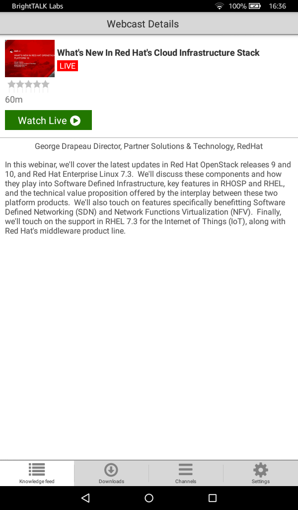 BrightTALK - App on Amazon Appstore