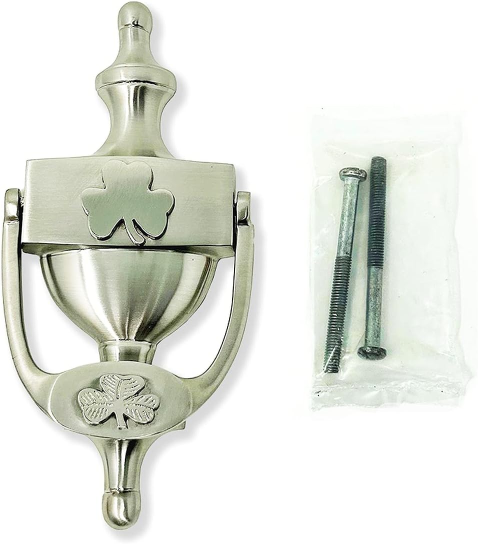 Exclusively Irish Door Knocker for Front Door Shamrock Brass Knocker ...