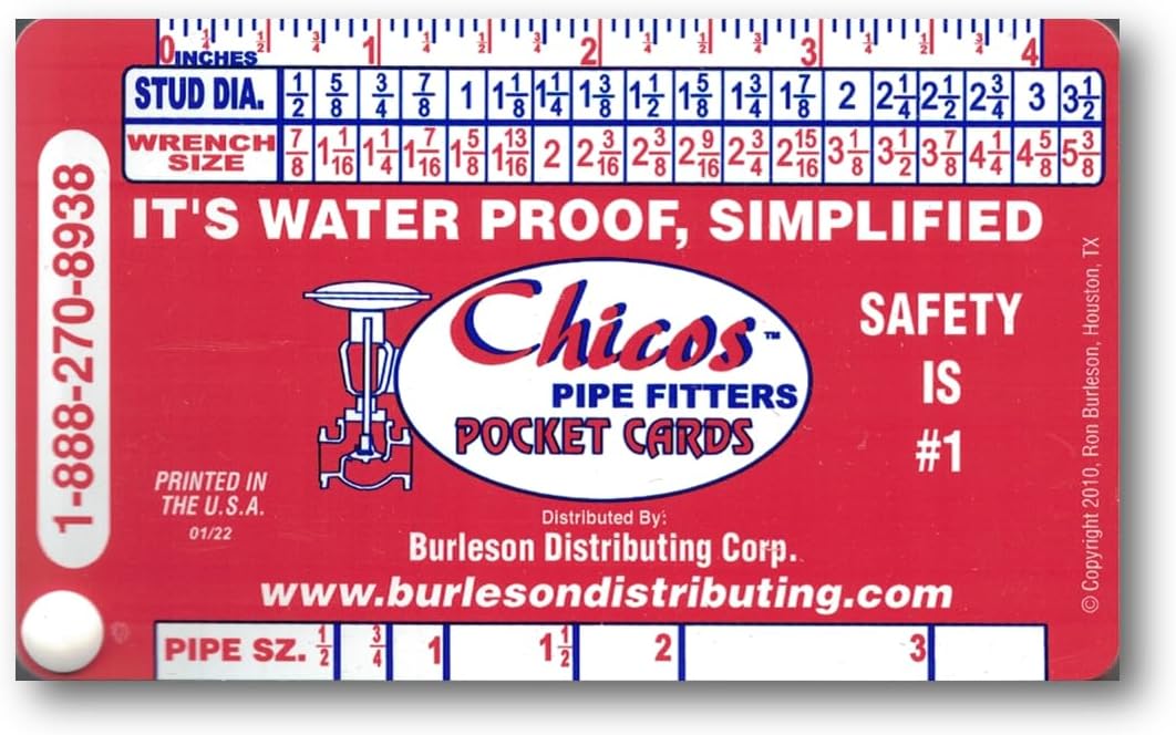 Amazon.com: CHICO'S PIPE FITTER'S POCKET CARDS : CHICOS: Health & Household
