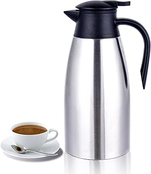 Amazon.com: 71 Oz Thermal Coffee Carafe Insulated Jug 304 Stainless ...