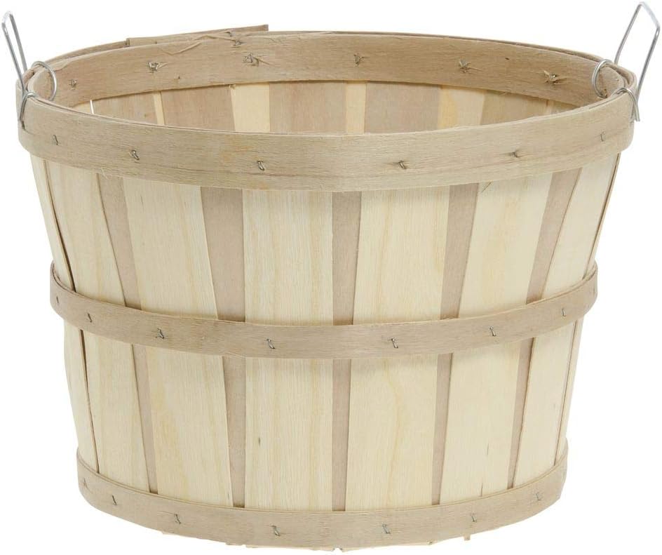 Amazon.com: 1/2 Bushel Wood Produce Baskets : Home & Kitchen