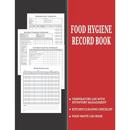 Food Safety Book 2023, for Caterers Restaurants and Takeaways with 13 ...