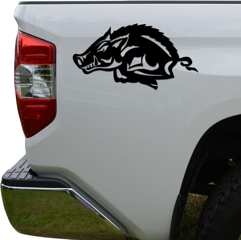 Amazon.com: Rosie Decals Charging Boar Wild Hog Die Cut Vinyl Decal ...