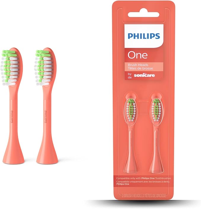 Philips One Electric Toothbrush Brush Head - Pack of 2 (Model BH1022/01 ...