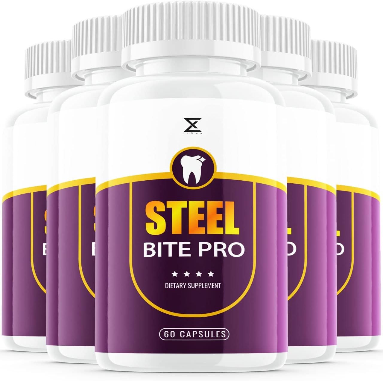 Amazon.com: sigma times (5 Pack) Steel Bite Pro Teeth Supplement for ...