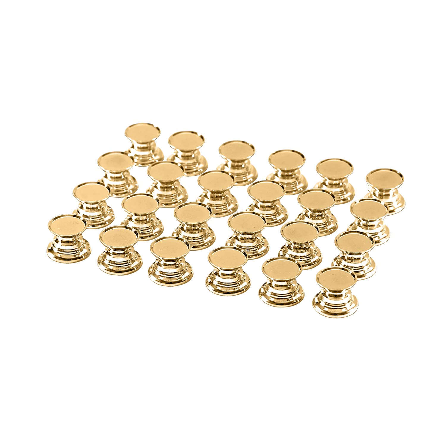 OXYPLAY 24PCS Drawer Knob Base for DIY Crystal Epoxy Resin, Drawer ...