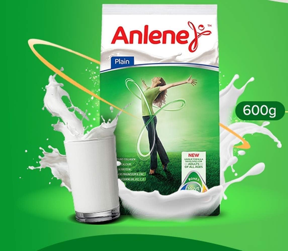 Amazon.com: Anlene Plain Vanilla Powdered Milk Drink 600g : Grocery ...